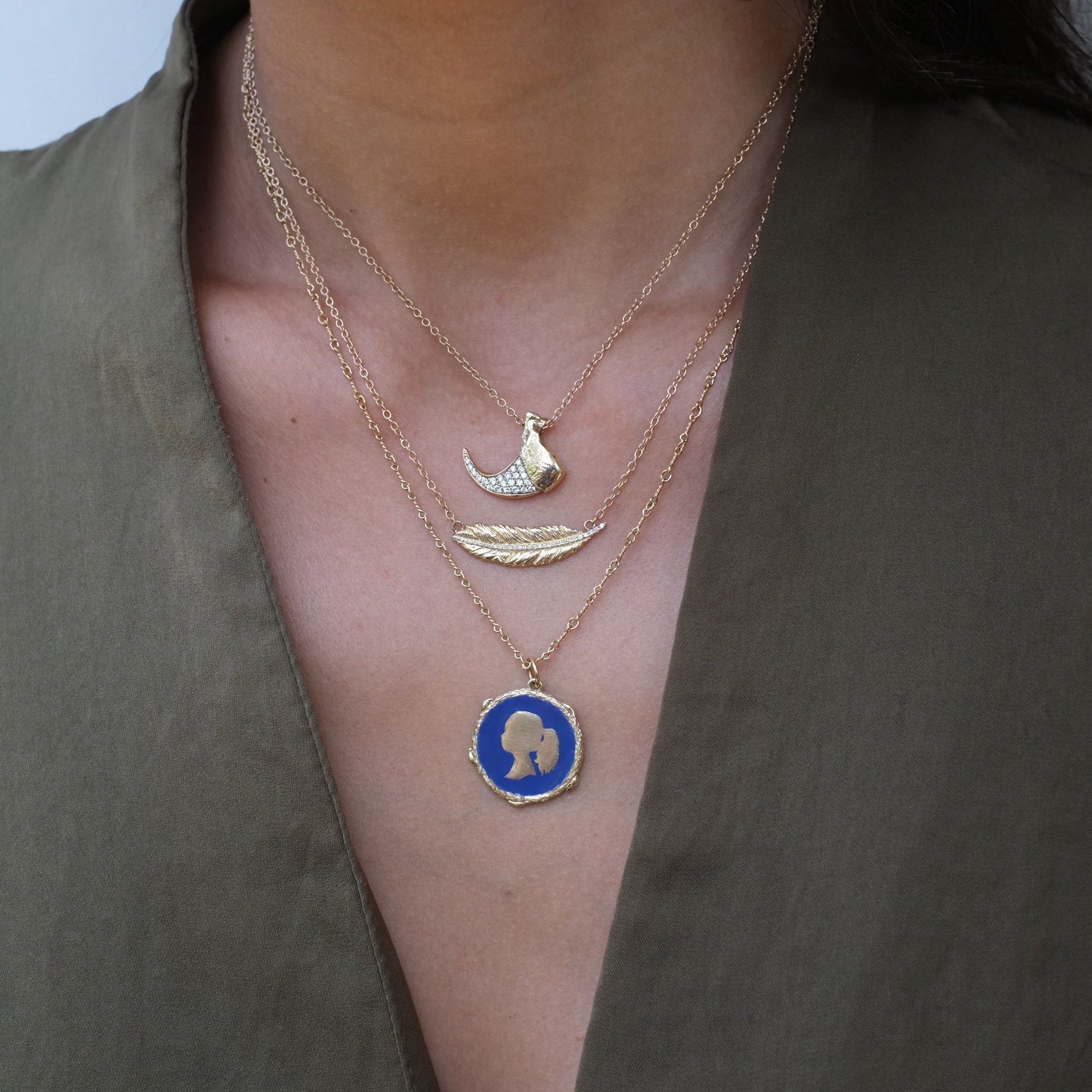 Feather Necklace – Elisabeth Bell